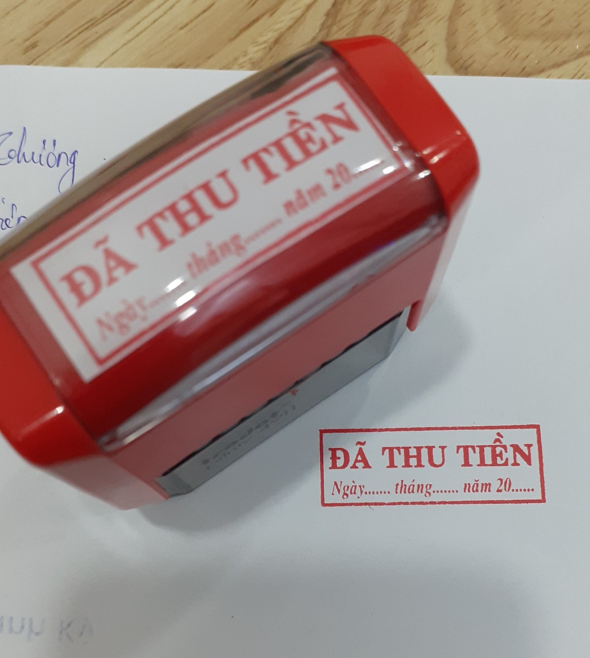 Khắc Con Dấu Đã Thu Tiền – Khắc Dấu Hà Nội